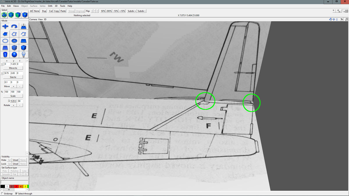 User:Owenpsmith/Starting a model from drawings - FlightGear wiki