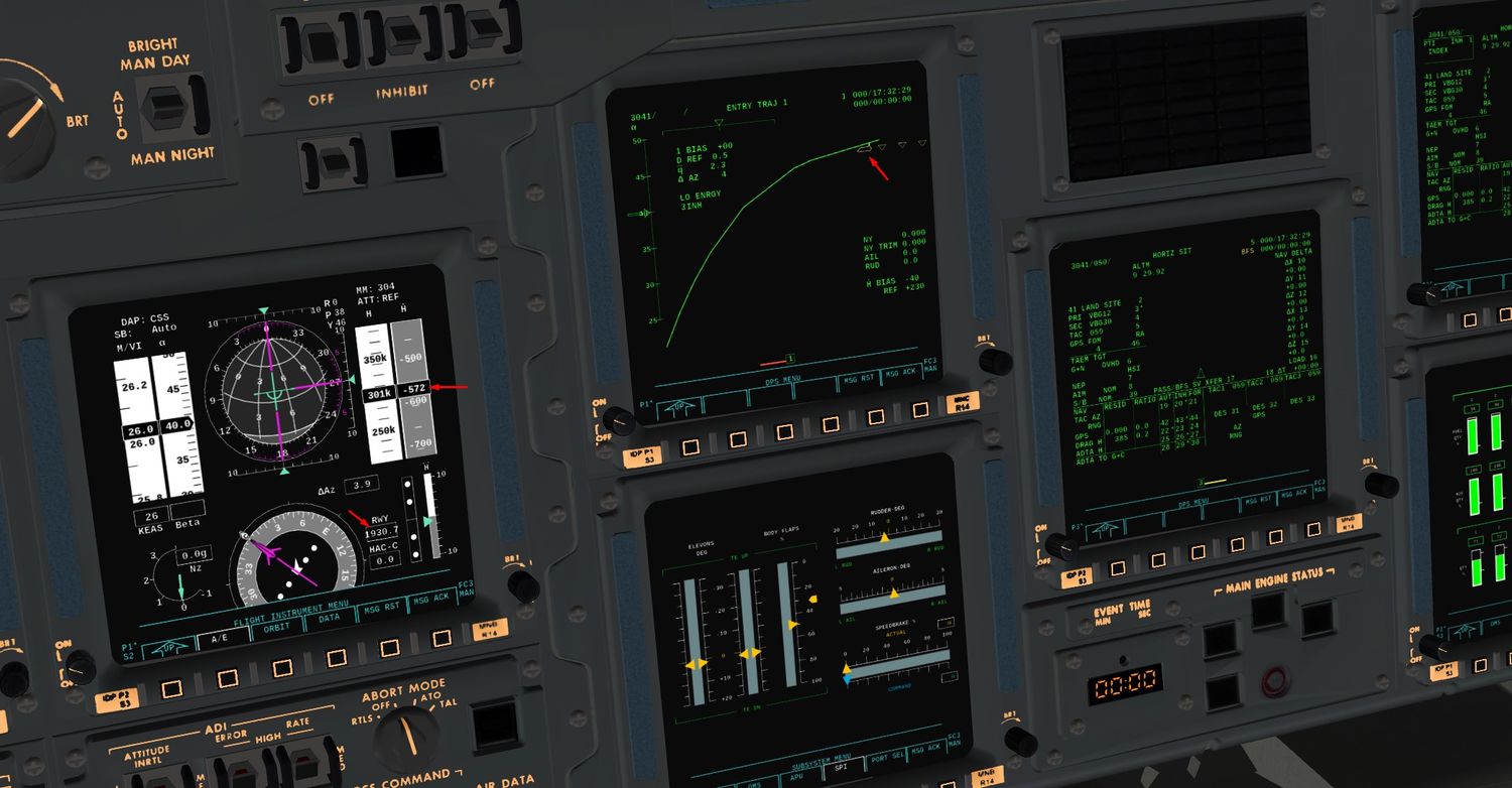 Flying the Shuttle - Entry - FlightGear wiki