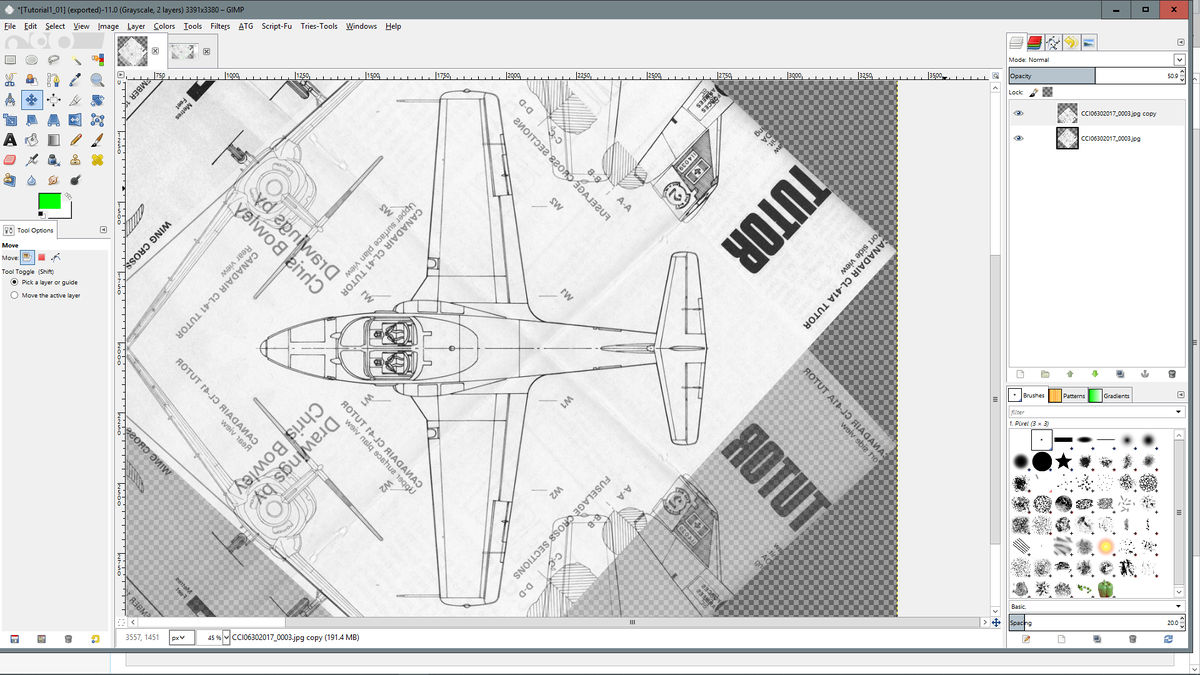 User:Owenpsmith/Preparing drawings for modelling - FlightGear wiki