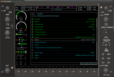 Hackathon Proposal:POH Checklists - FlightGear wiki