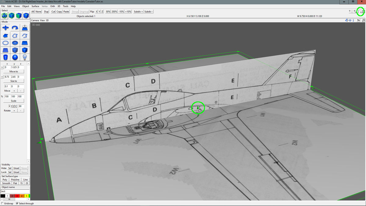 User:Owenpsmith/Starting a model from drawings - FlightGear wiki