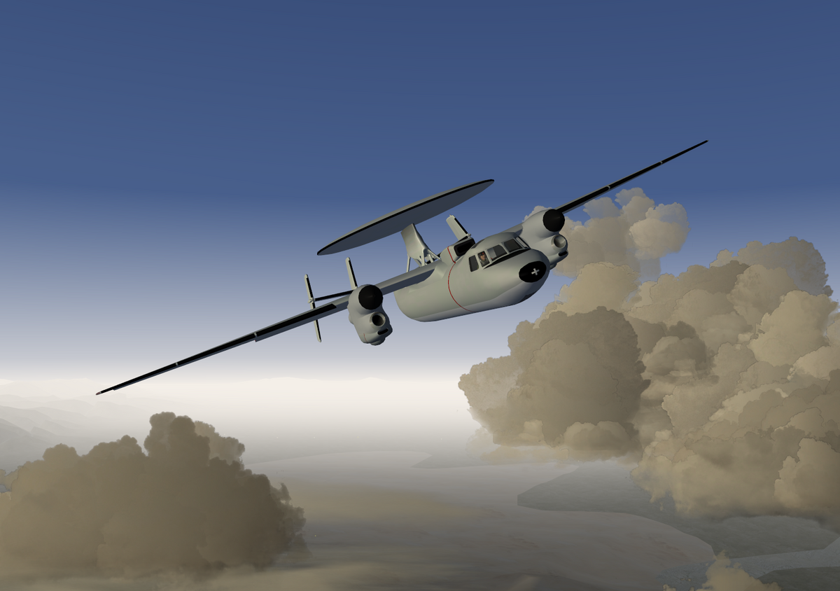 Northrop Grumman E-2 Hawkeye - FlightGear wiki
